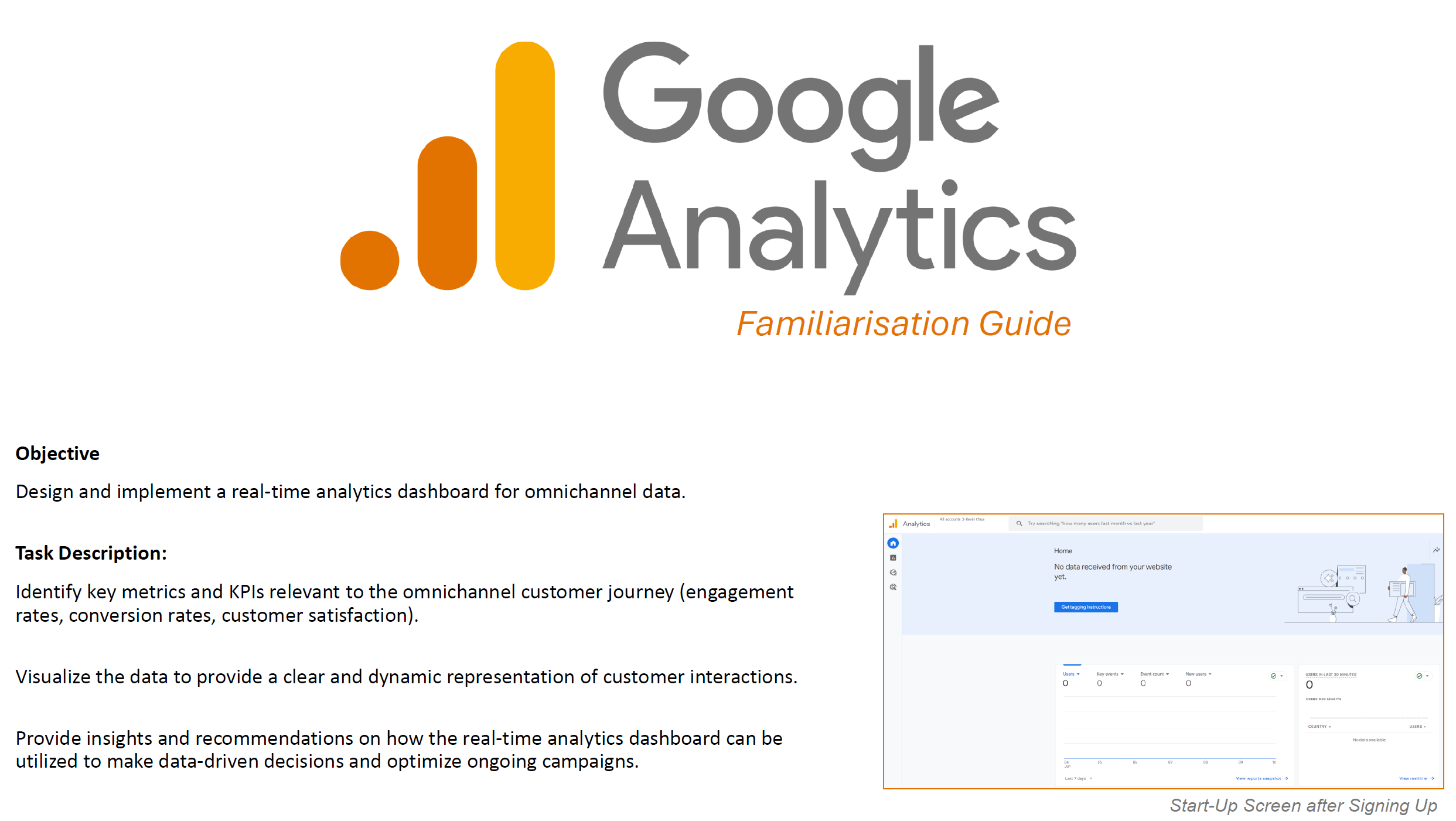 Google Analytics Familiarization Guide Part 1 – Digital Marketing Guides